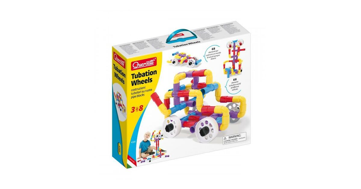 Quercetti Tubation Wheels - Pompo.cz - Hračky online